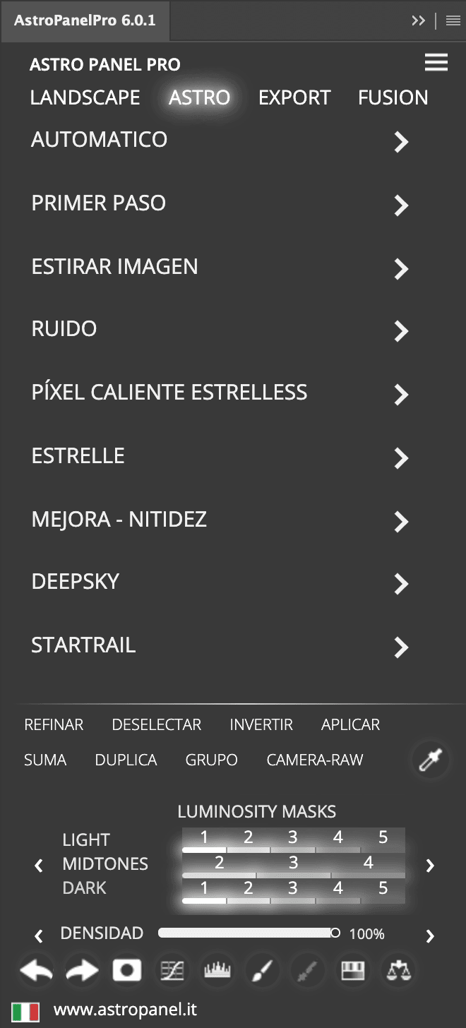 Astro Panel 6: Lo que necesitas para editar astrofotografía en PS